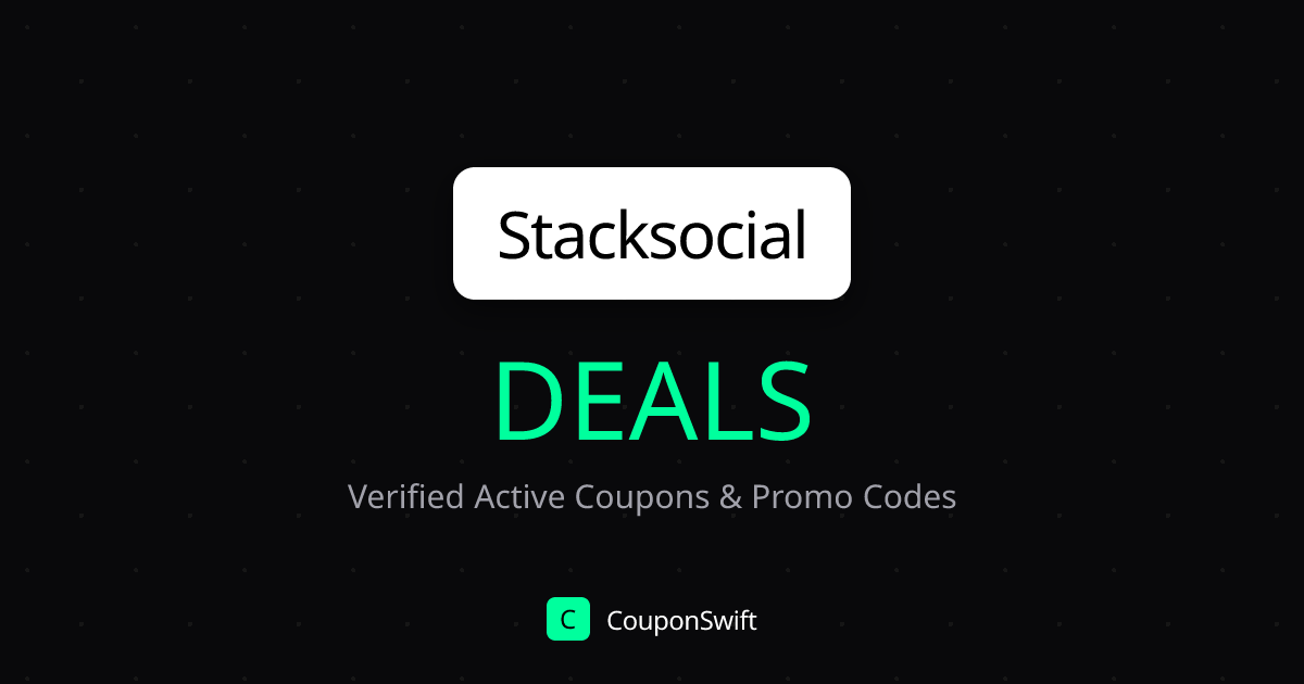 Stacksocial Coupon Codes (May 2026): 94% Off